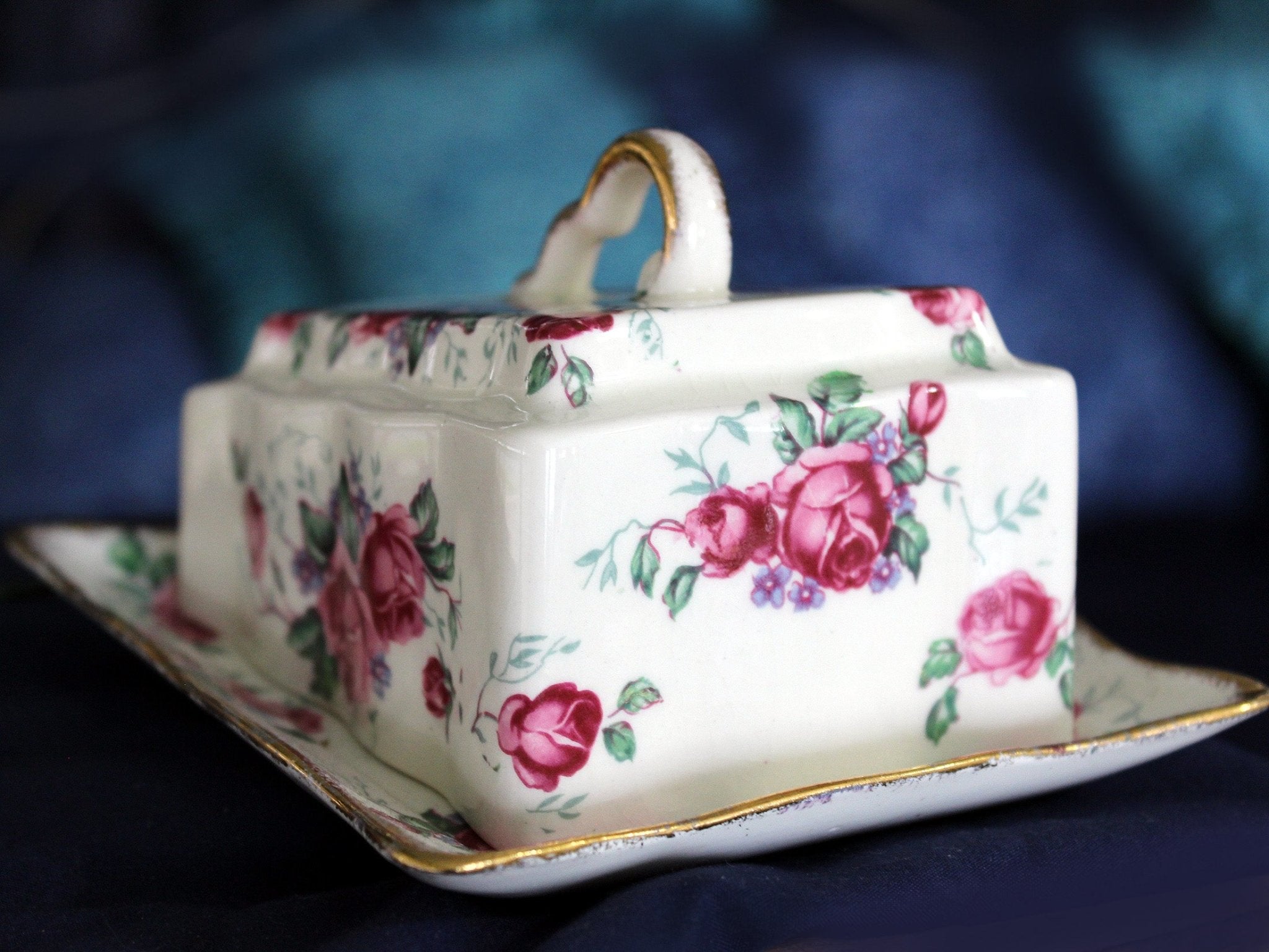 James Kent Cheese Dish and Platter, Antique Cheese or Butter Dish 1602 ...