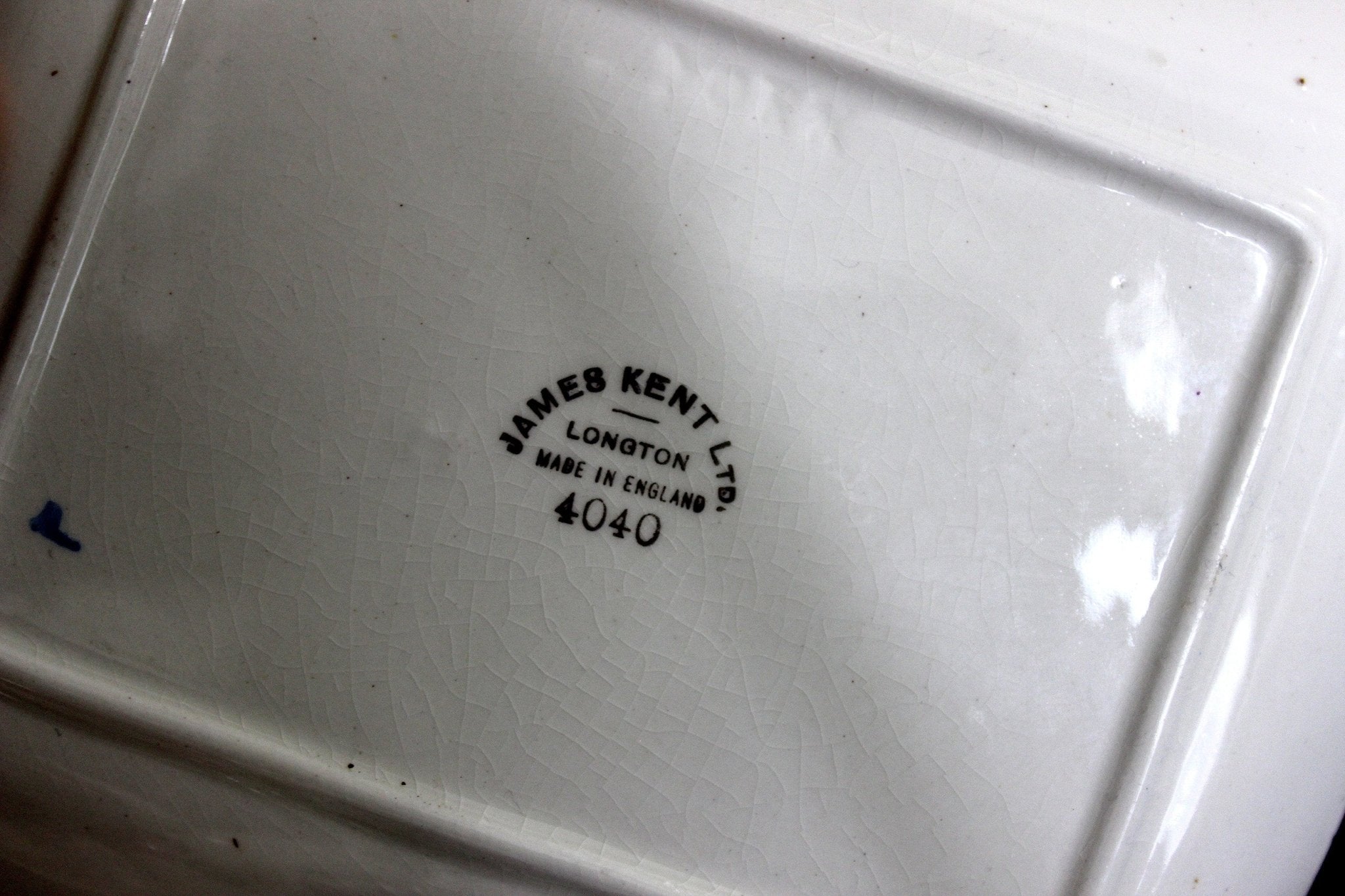 James Kent Cheese Dish and Platter, Antique Cheese or Butter Dish 1602 ...