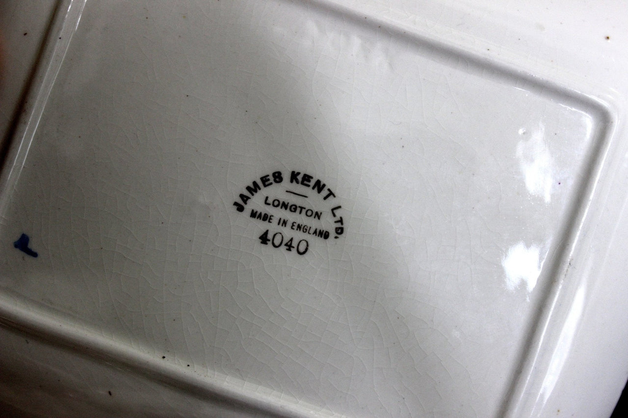 James Kent Cheese Dish and Platter, Antique Cheese or Butter Dish 1602 ...