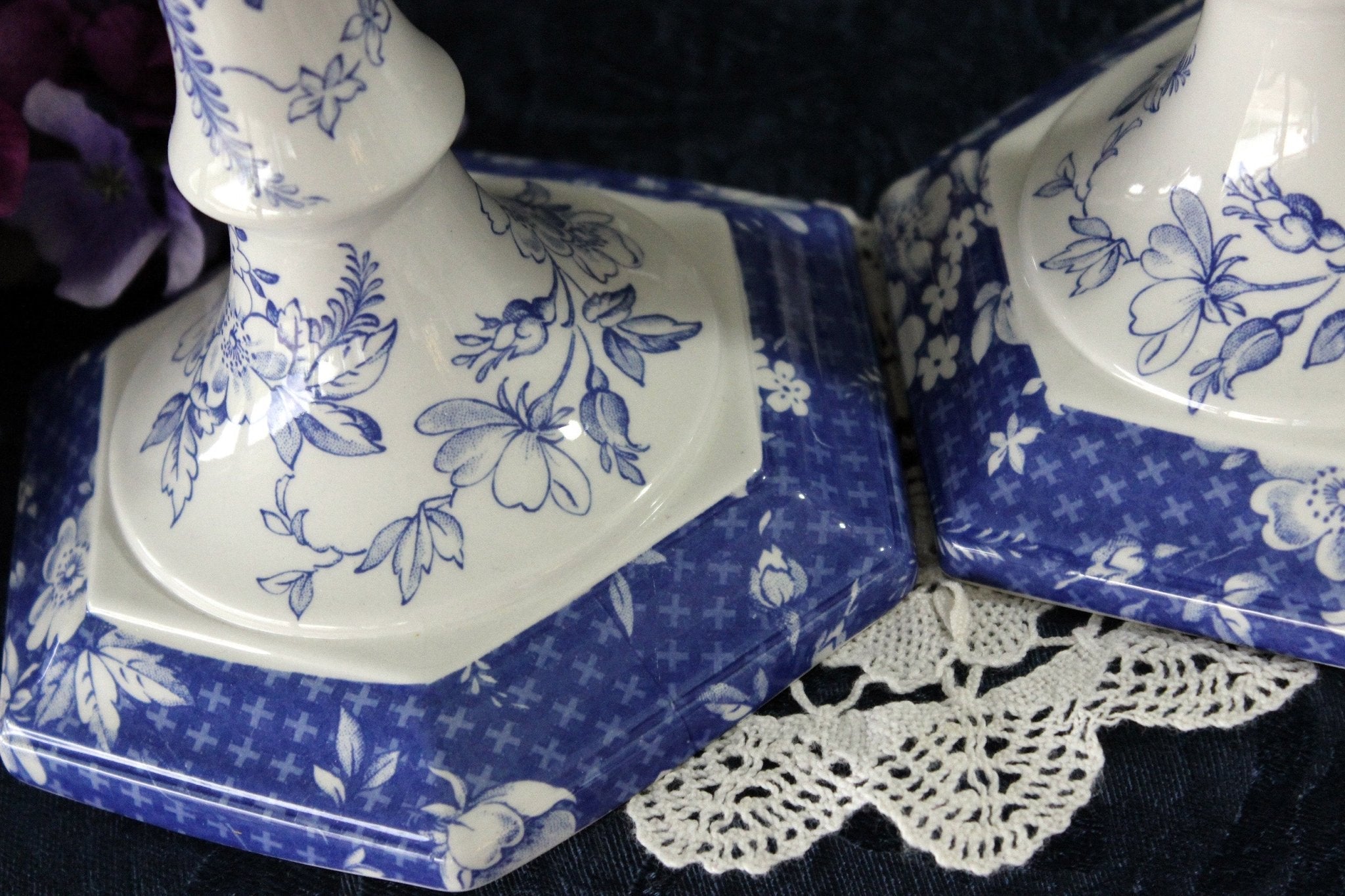 Spode Penny Lane, Candle Holders, Spode Candlesticks 17417 – The ...