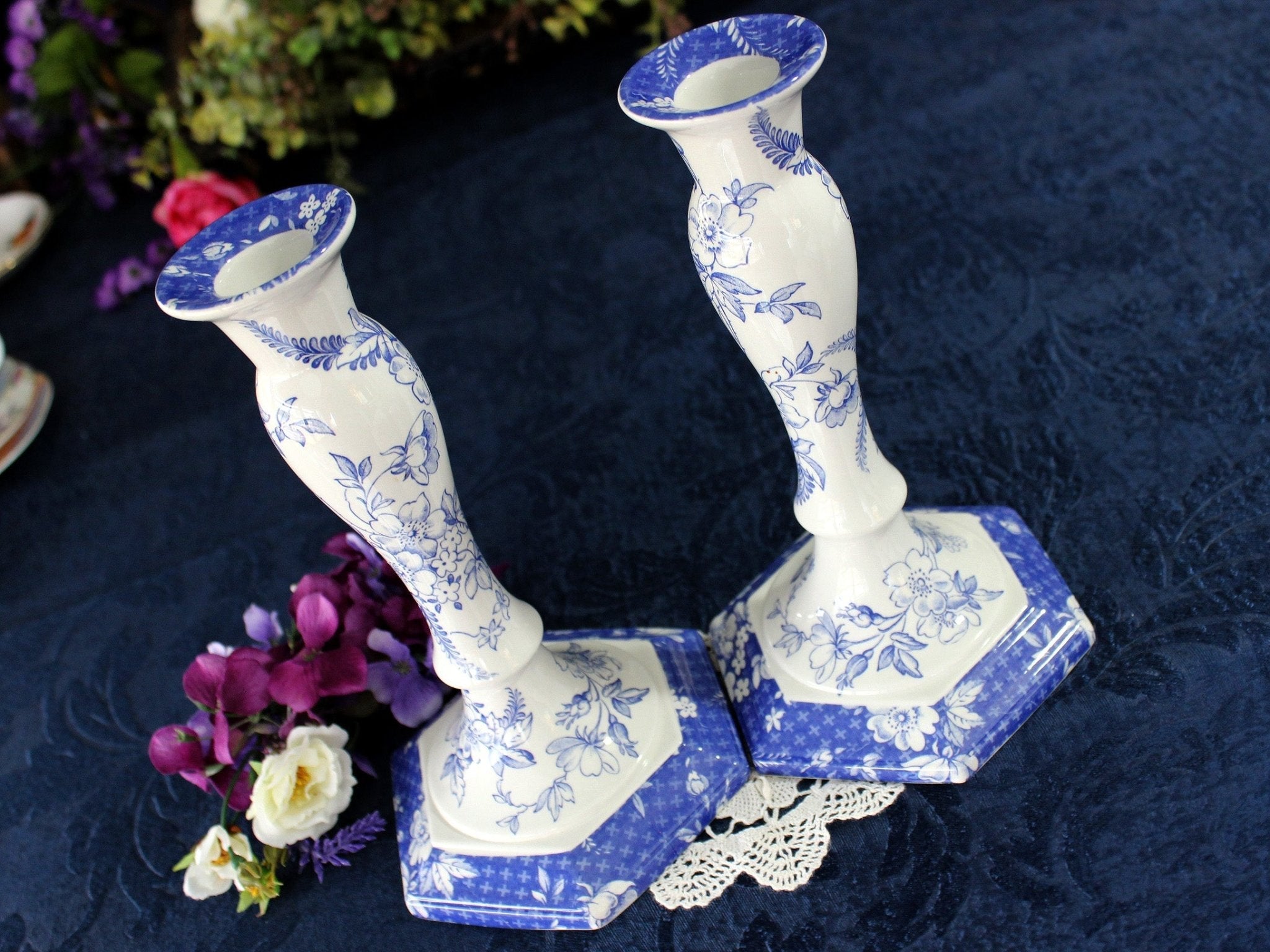 Spode Penny Lane, Candle Holders, Spode Candlesticks 17417 – The ...