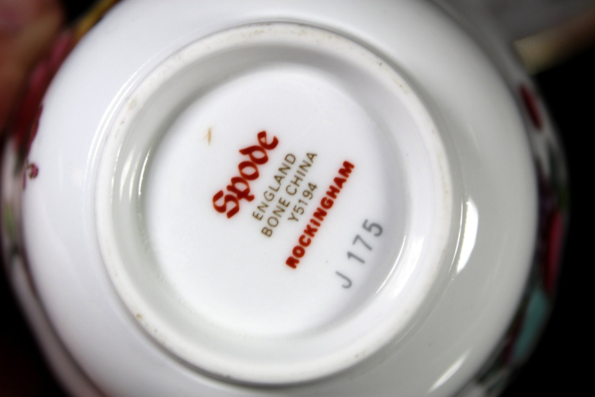 Spode Rockingham | Tea Cup and Saucer | Porcelain Teacups -J – The ...